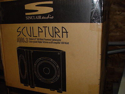 Sinclair audio AV6.3 Triple 100 Watt 6.5 inch Powered Subwoofer – Sound ...